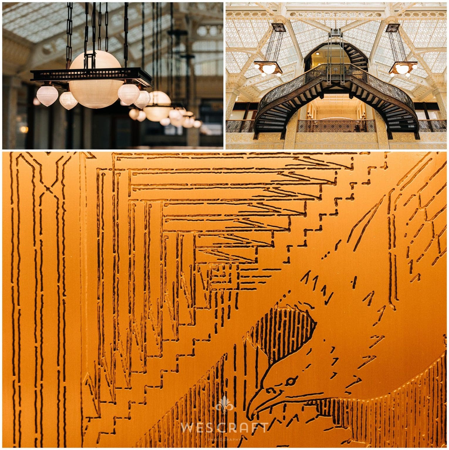 Wedding at The Rookery Building in Chicago - Wes Craft Photography